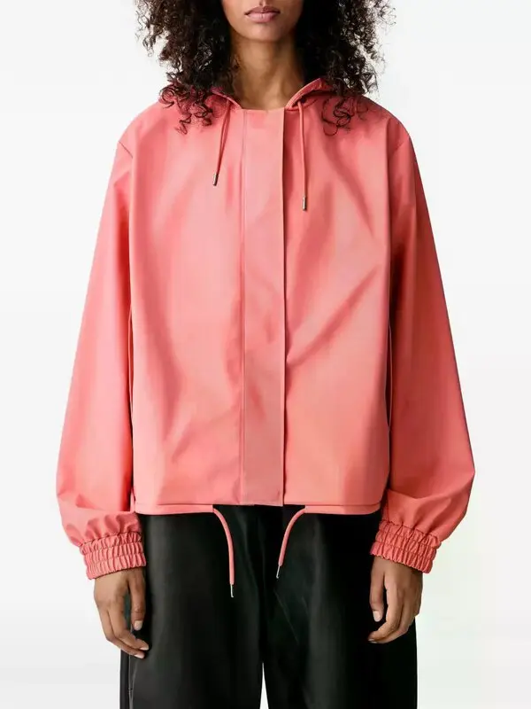 Rains String W Hooded Drawstring Jacket