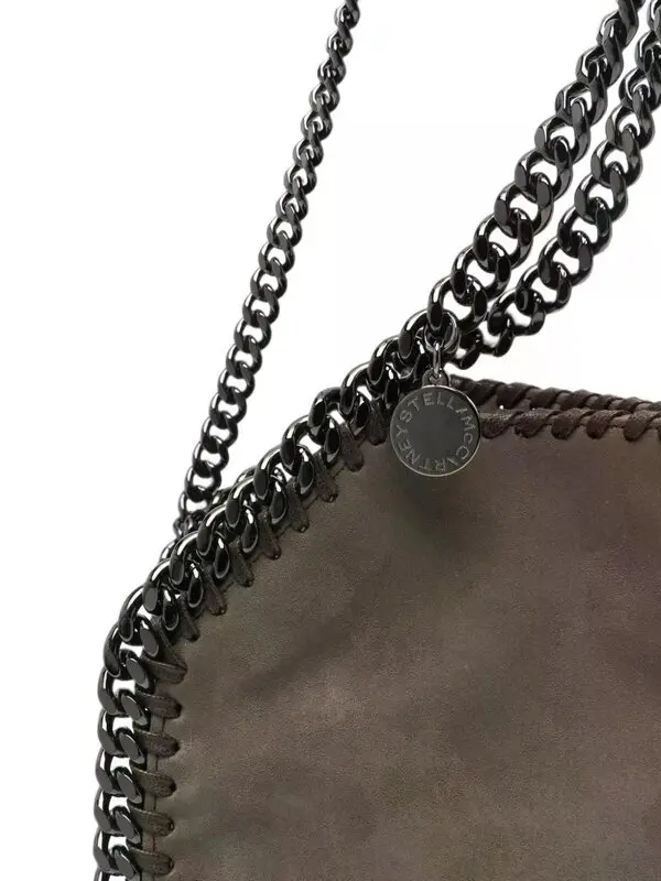 Stella McCartney Mini Falabella Chain-trim Shoulder Bag - Brown