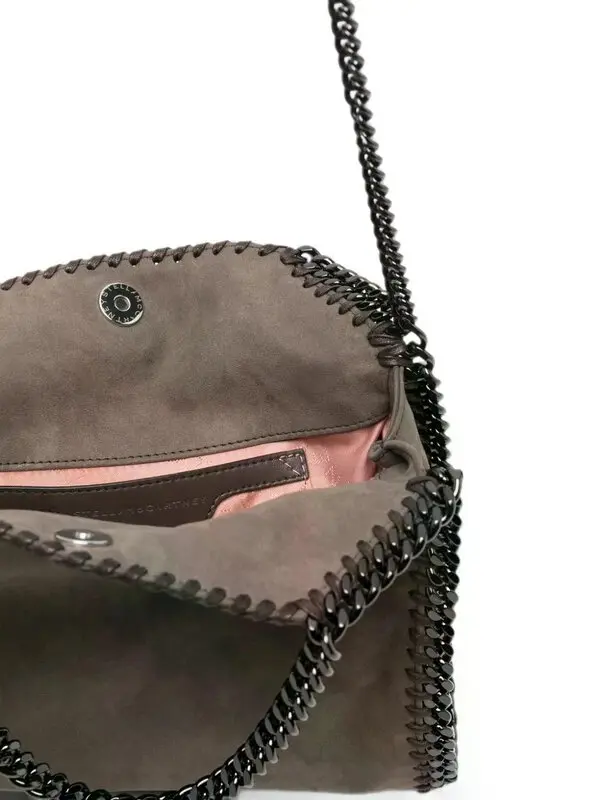 Stella McCartney Mini Falabella Chain-trim Shoulder Bag - Brown