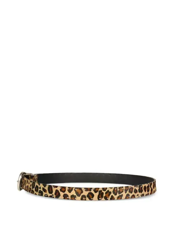 SECOND / LAYER The Doc Leopard-print Belt