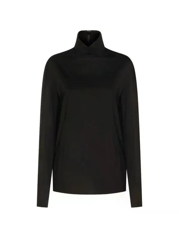 Gucci High-neck Long-sleeve Top