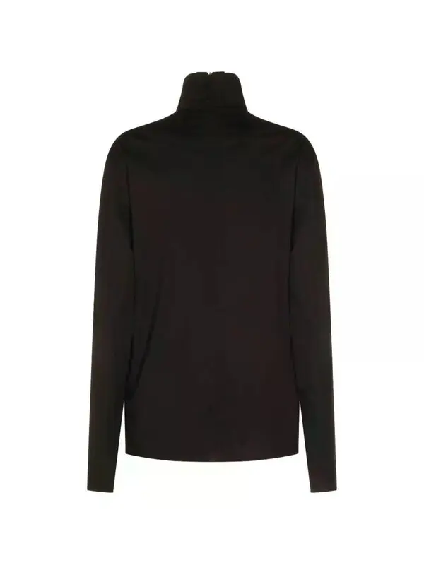 Gucci High-neck Long-sleeve Top