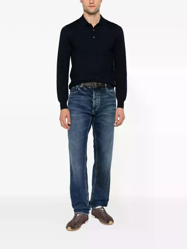 VENGERA Long-sleeve Polo Shirt