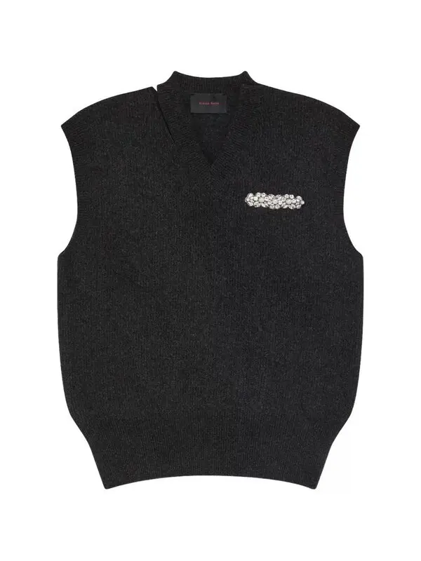 Simone Rocha V-neck Wool Vest
