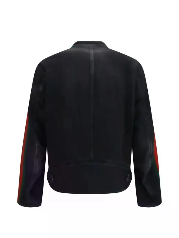 Gucci Web-stripe Denim Jacket