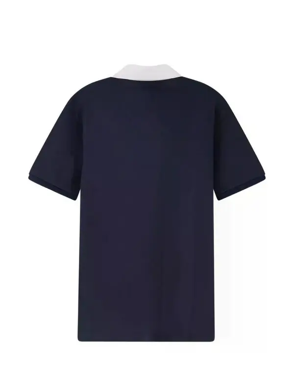 Gucci Contrast Collar Pocket Polo Shirt