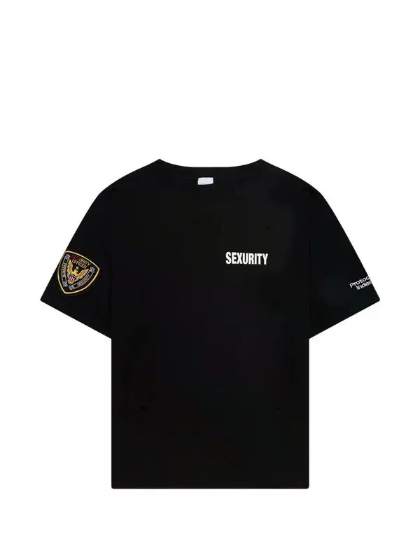 PROTOCOL INDEX Graphic-printed Washed T-shirt