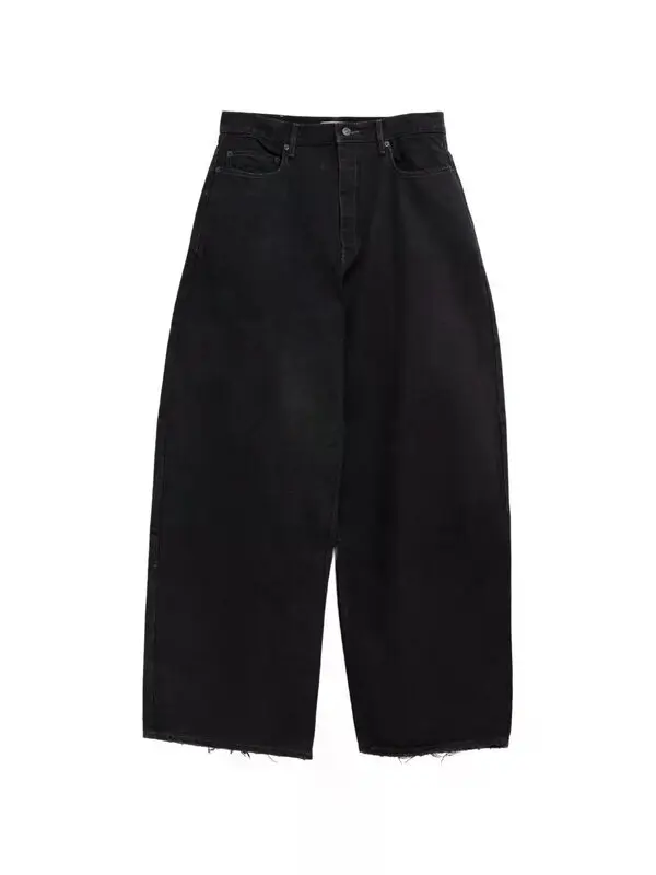 Balenciaga Curved-leg Jeans - Black