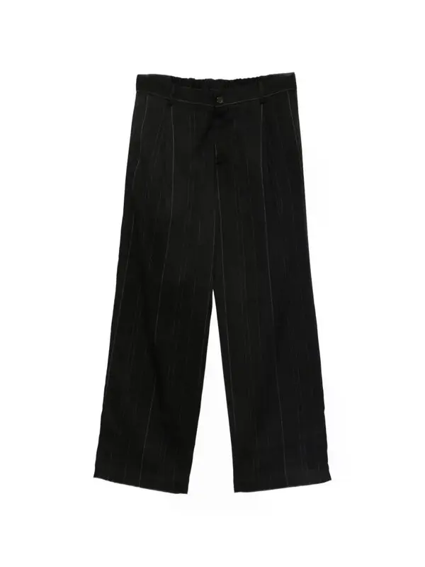 Isabel Benenato Pinstripe-pattern Pleated Trousers