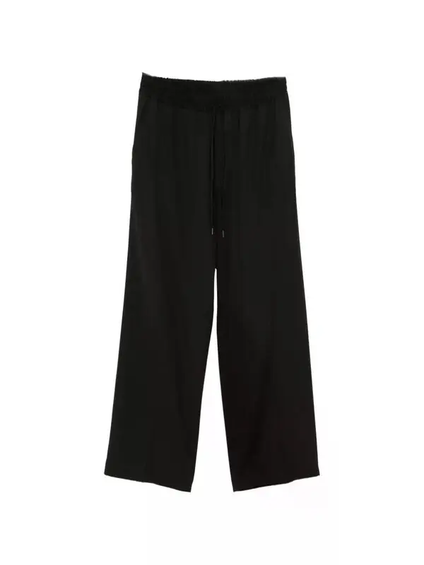 Isabel Benenato Drawstring Wide-leg Trousers
