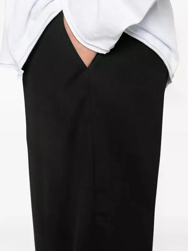 Isabel Benenato Drawstring Wide-leg Trousers