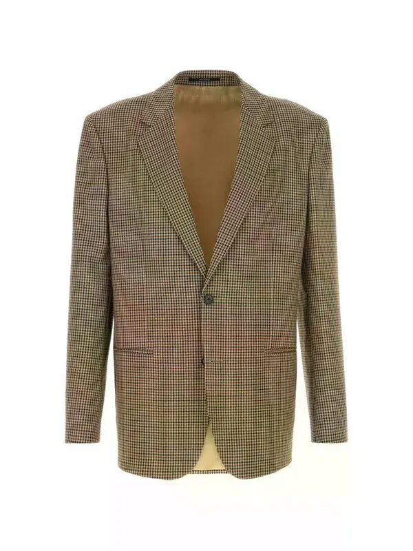Gucci Gingham-check Single-breasted Blazer