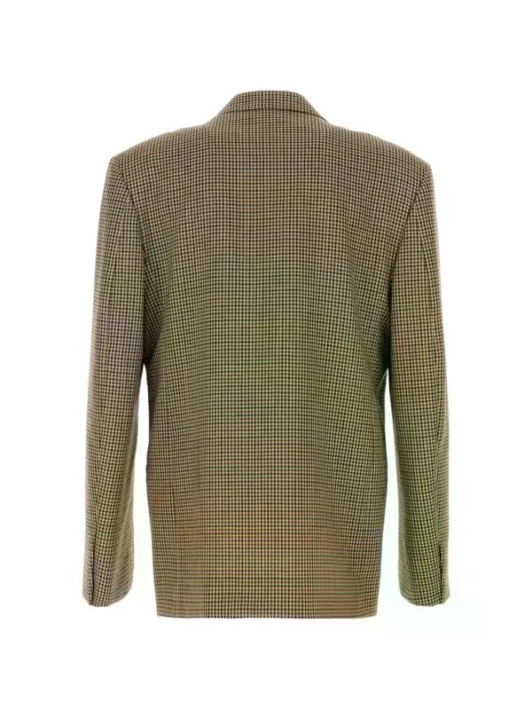 Gucci Gingham-check Single-breasted Blazer