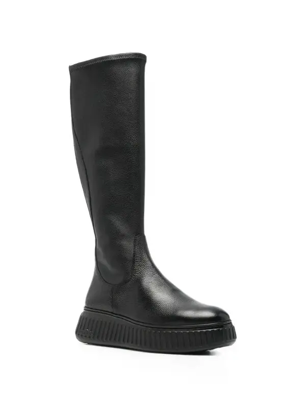 WONDERS Grained Leather Boots