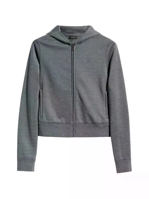 Gucci Cotton-silk Jersey Sweatshirt With Zip