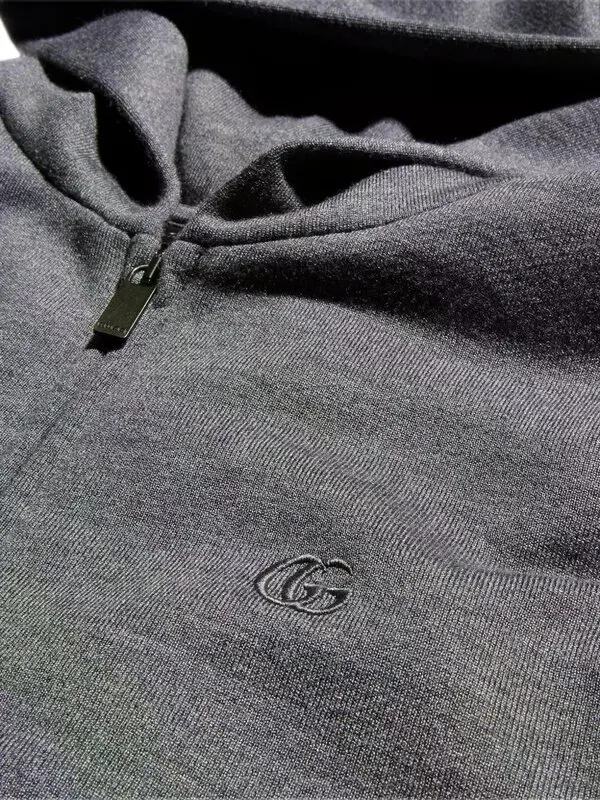 Gucci Cotton-silk Jersey Sweatshirt With Zip