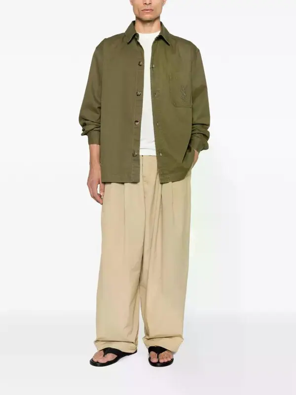 Saint Laurent Cassandre Gabardine Overshirt