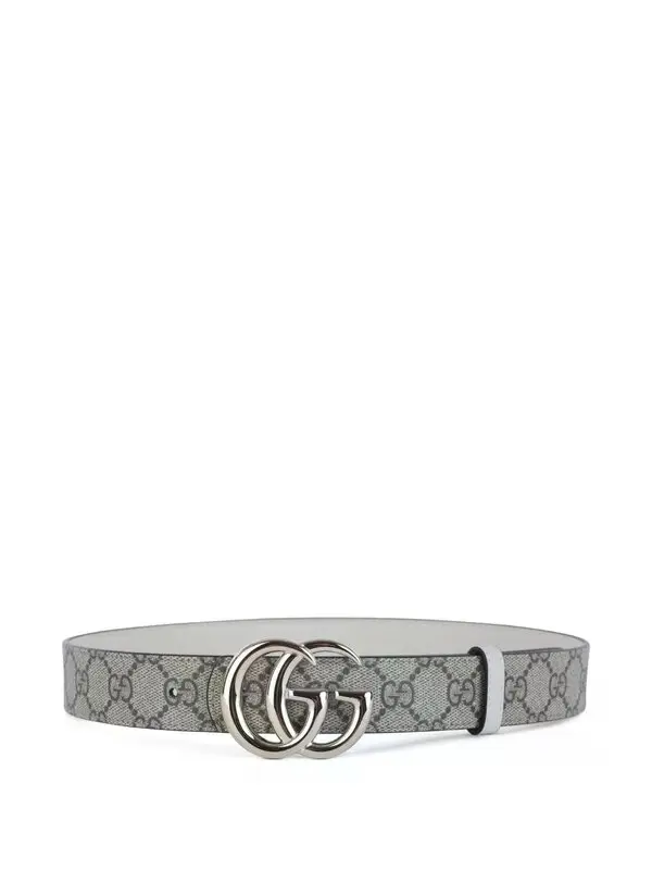 Gucci Monogram Buckle Belt - Neutrals