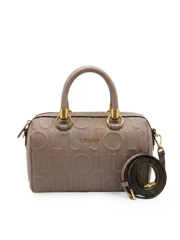Liu Jo Small Handbag With Logo - Neutrals