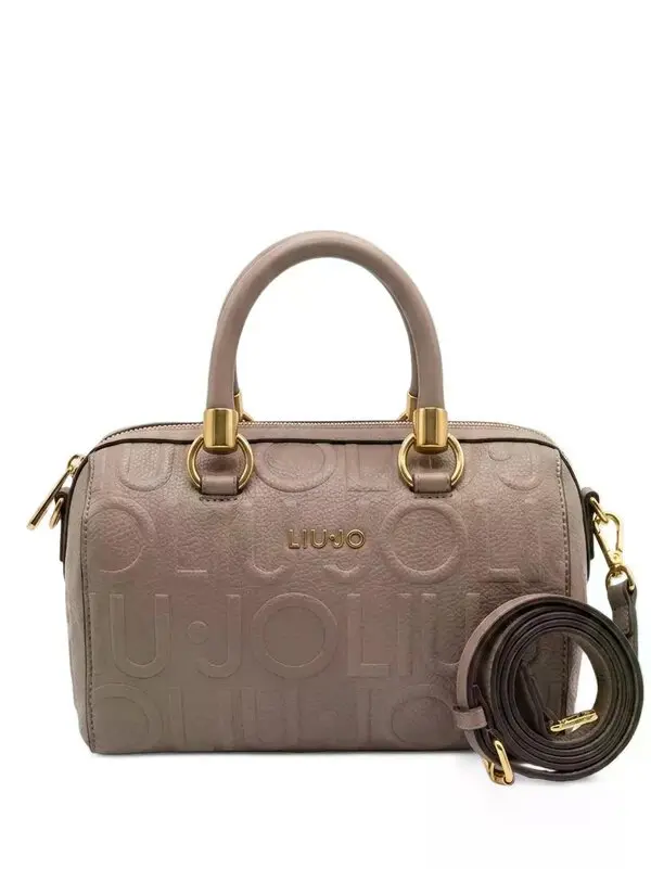 Liu Jo Small Handbag With Logo - Neutrals