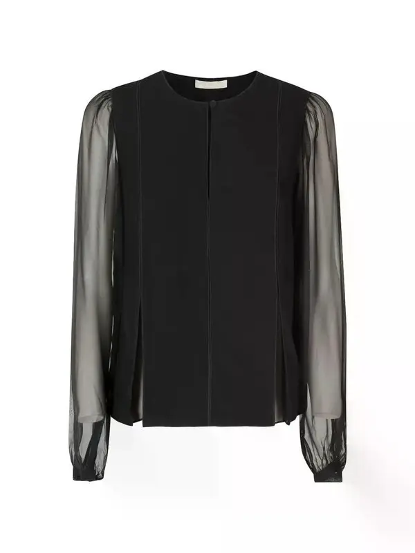 Ulla Johnson Lucette Sheer-sleeve Blouse