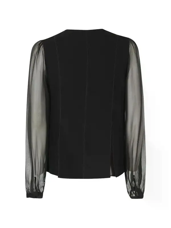 Ulla Johnson Lucette Sheer-sleeve Blouse
