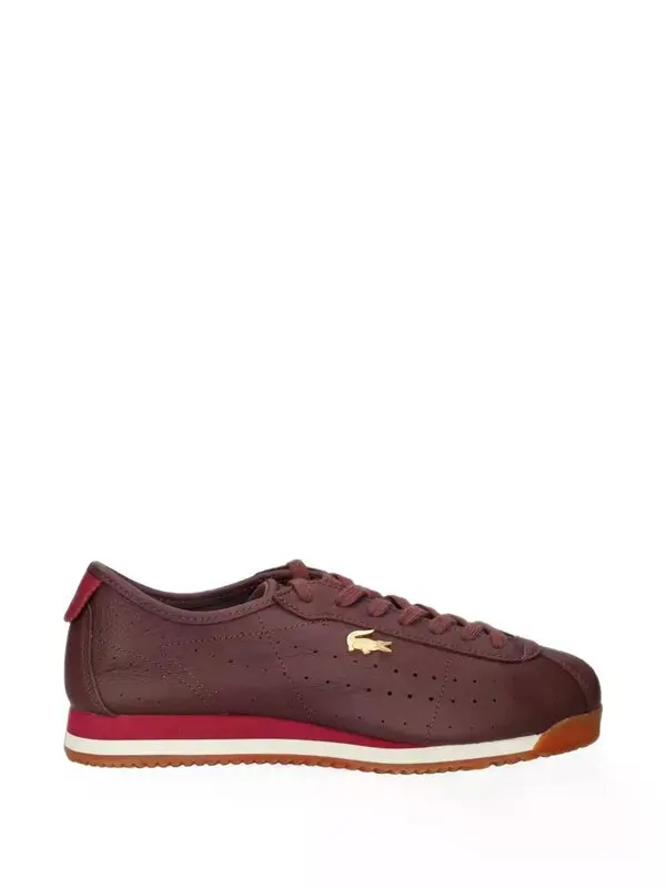 Lacoste Logo-plaque Perforated Sneakers