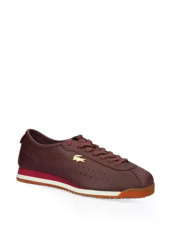 Lacoste Logo-plaque Perforated Sneakers