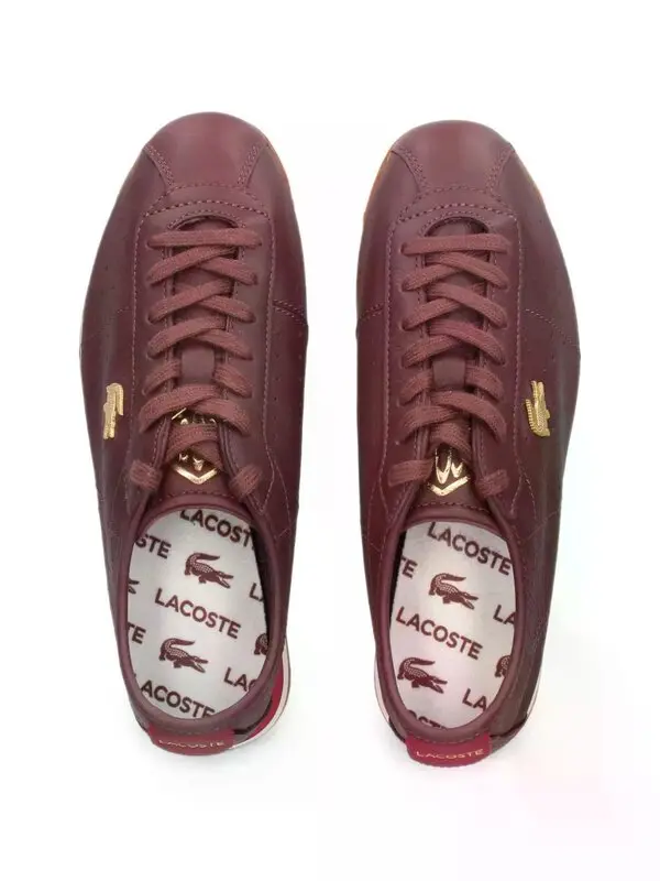 Lacoste Logo-plaque Perforated Sneakers
