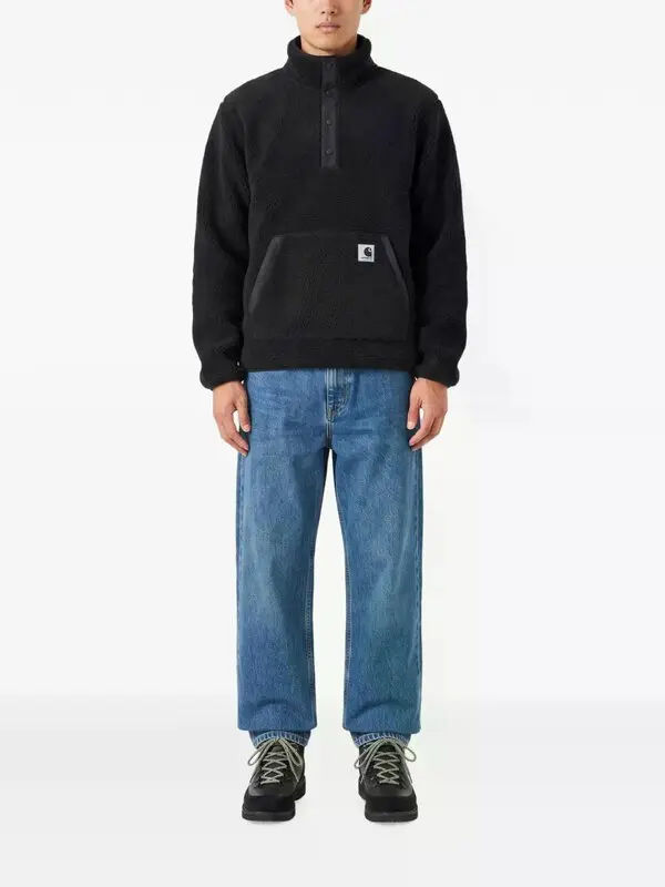 Carhartt Work In Progress Elliot Logo-patch Fleece Sweatshirt