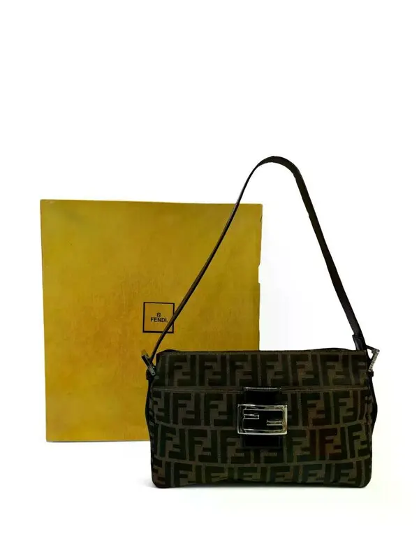 Fendi 20th Century Zucca Canvas Shoulder Bag