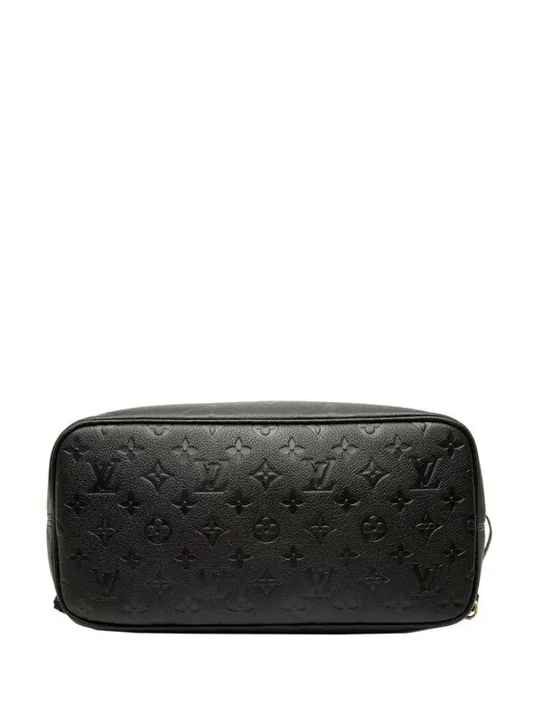 LOUIS VUITTON 2021-2026 Monogram Giant Empreinte Neverfull Mm Tote Bag - Black