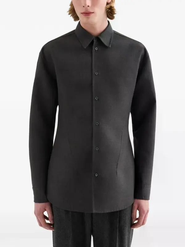 JIL SANDER Wool Twill Shirt