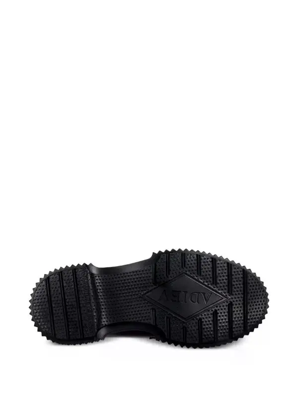 ADIEU PARIS Brogue-detail Leather Loafers