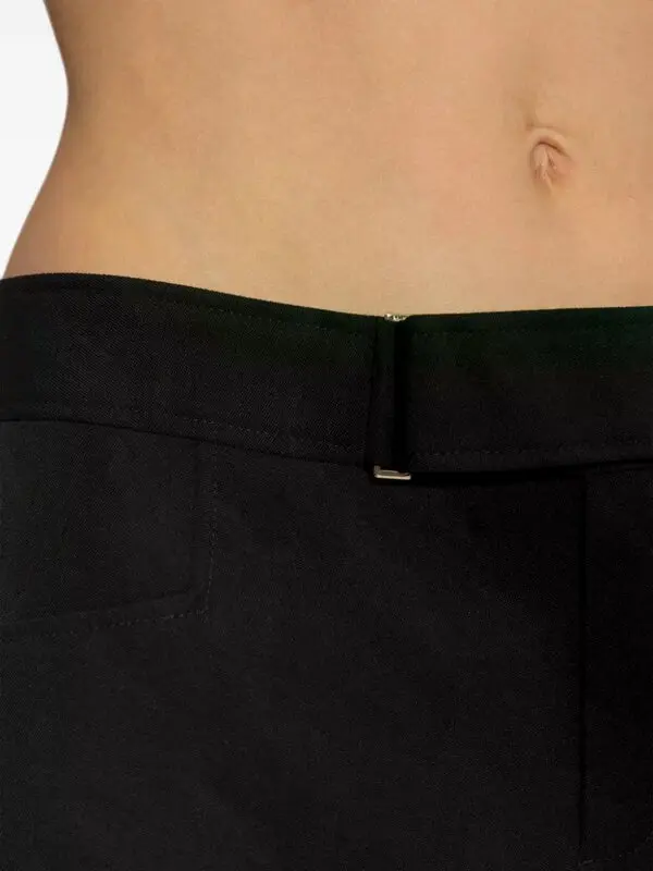 Balmain Belted Wool Trousers