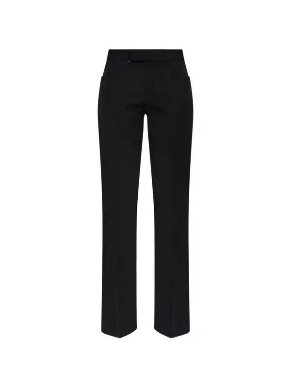 Balmain Belted Wool Trousers