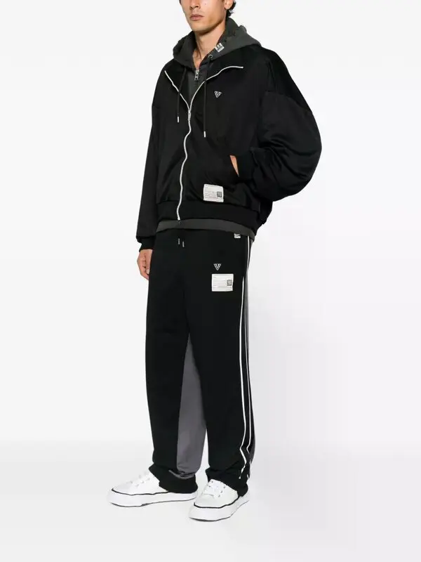 Mihara Yasuhiro Logo-patch Zip-up Jacket