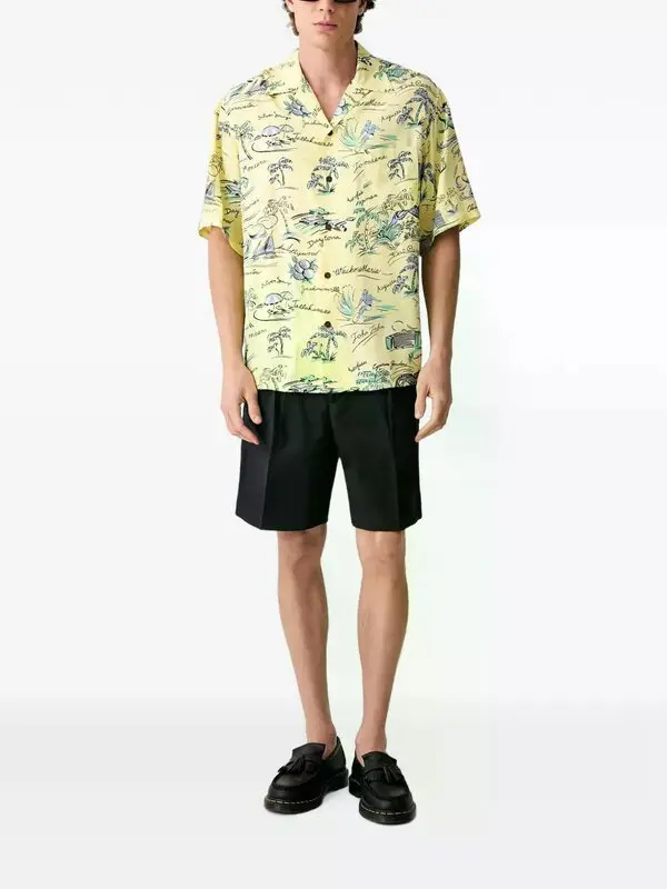 WACKO MARIA Graphic-print Short-sleeve Shirt