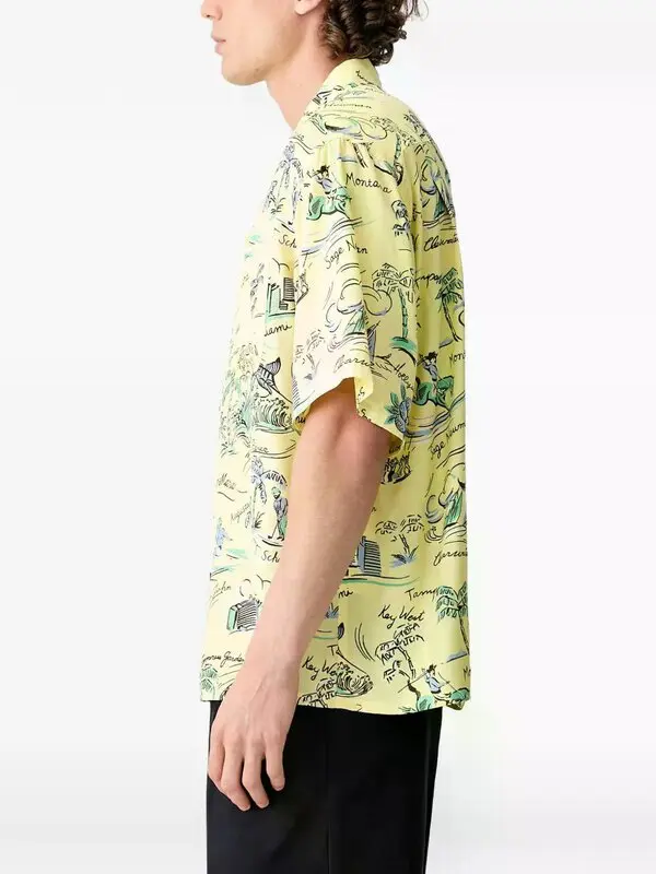 WACKO MARIA Graphic-print Short-sleeve Shirt