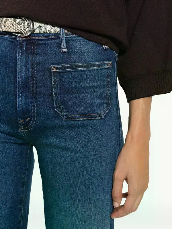 MOTHER Hustler Roller Patch-pocket Jeans