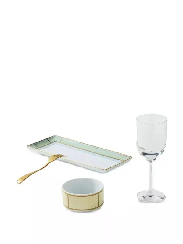 GINORI 1735 Geometric-pattern Bowl