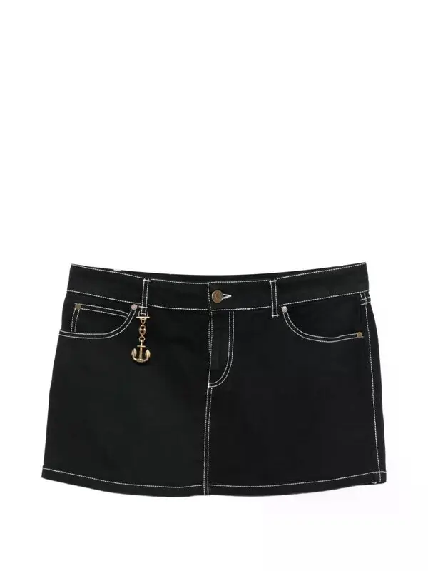 Gucci 2000 Contrast-stitch Mini Skirt