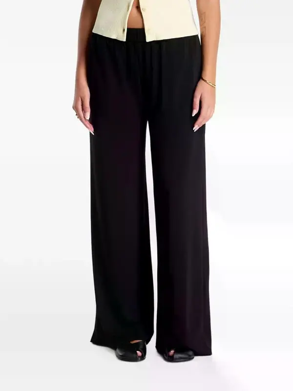 SAMSOE SAMSOE Elasticated-waistband Wide-leg Trousers