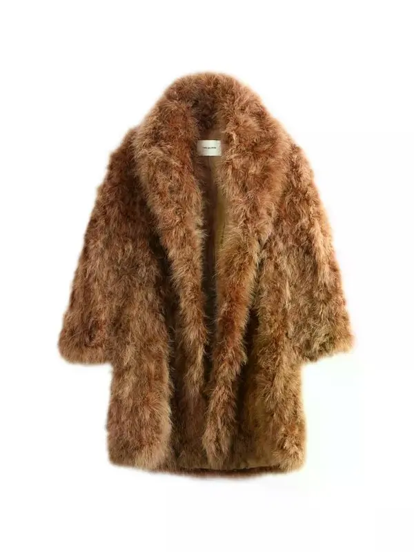 YVES SALOMON Feather-embellished Coat