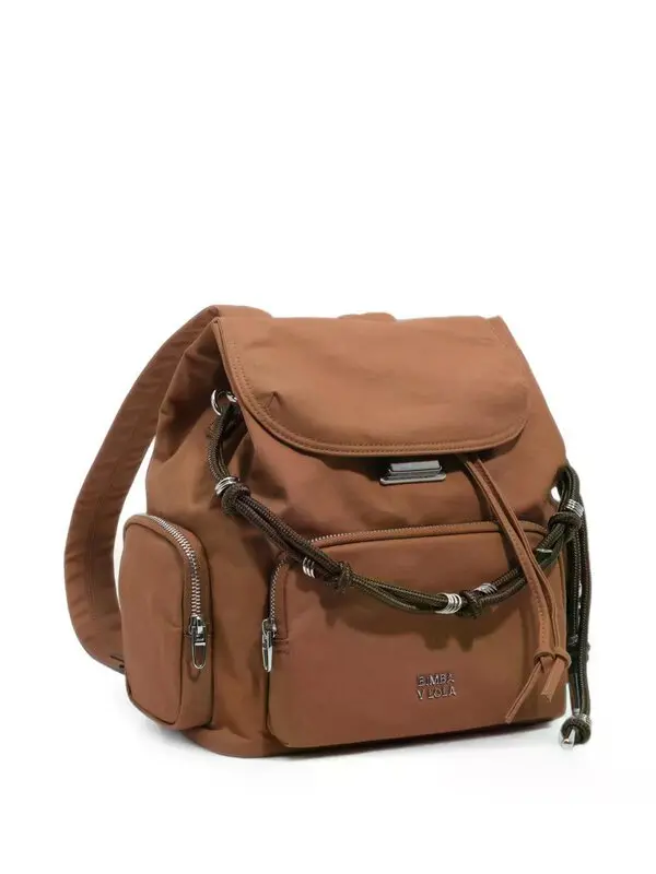 Bimba Y Lola Large Light Cotton Pocket Backpack