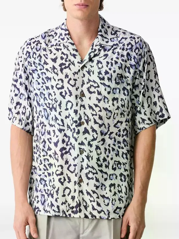 WACKO MARIA Leopard-print Shirt