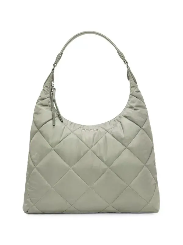 Mz Wallace Madison Quilted Shoulder Bag - Green