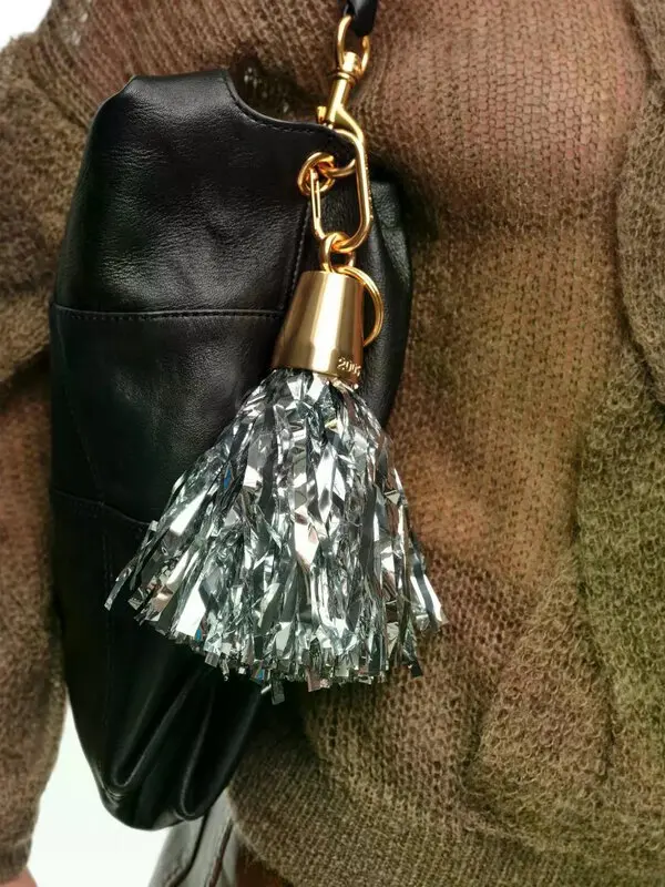 Bimba Y Lola Metallic Pompom Keyring