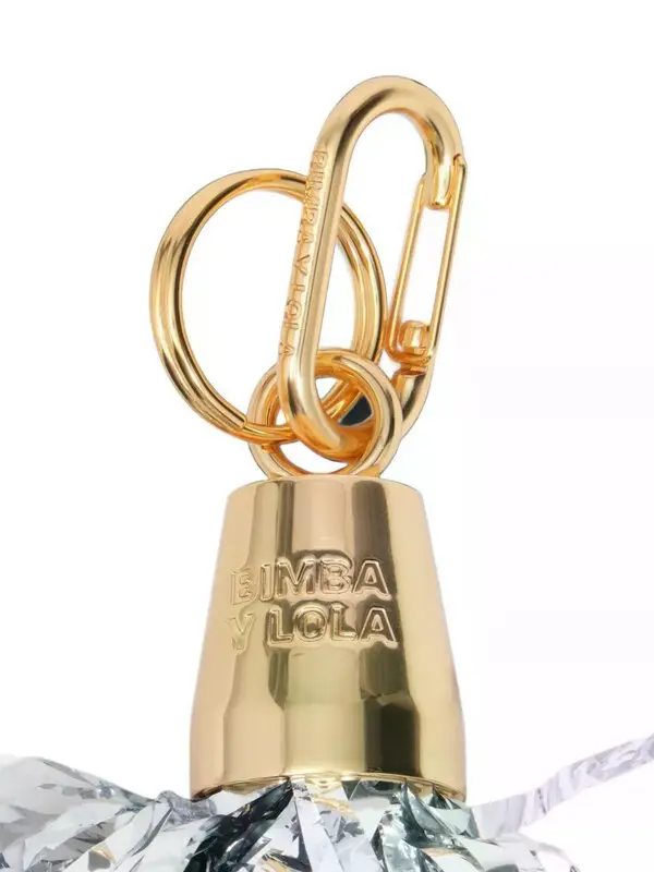 Bimba Y Lola Metallic Pompom Keyring