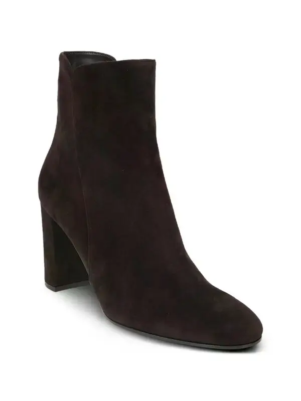 GIANVITO ROSSI Lisa Suede Ankle Boots - Brown